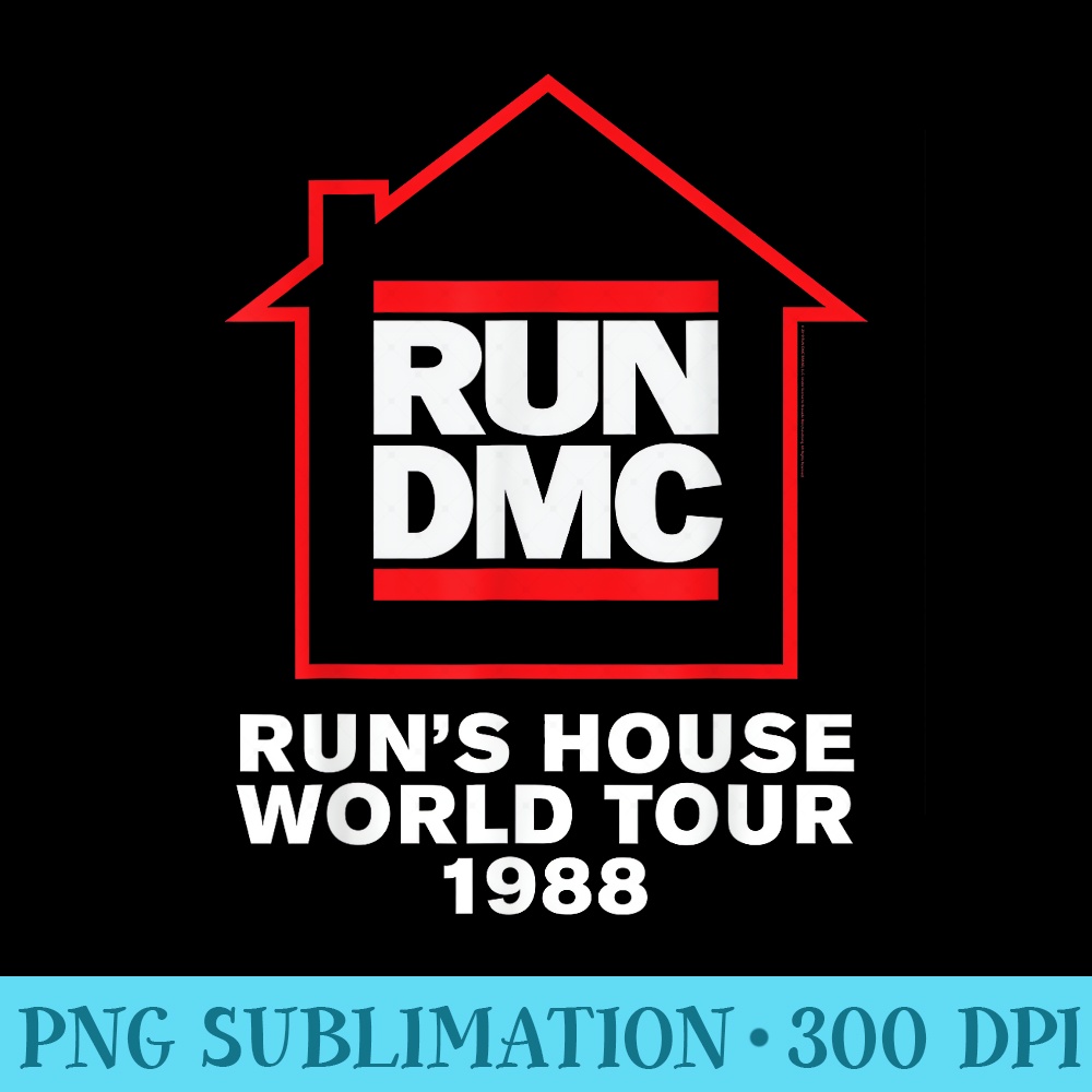 Run DMC Official Run's House World Tour - Trendy PNG Designs | Inspire ...