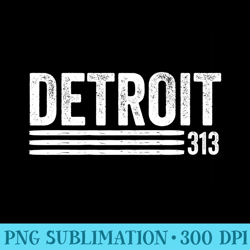 Detroit Vintage Mens Detroit 313 Apparel - High Resolution P | Inspire ...