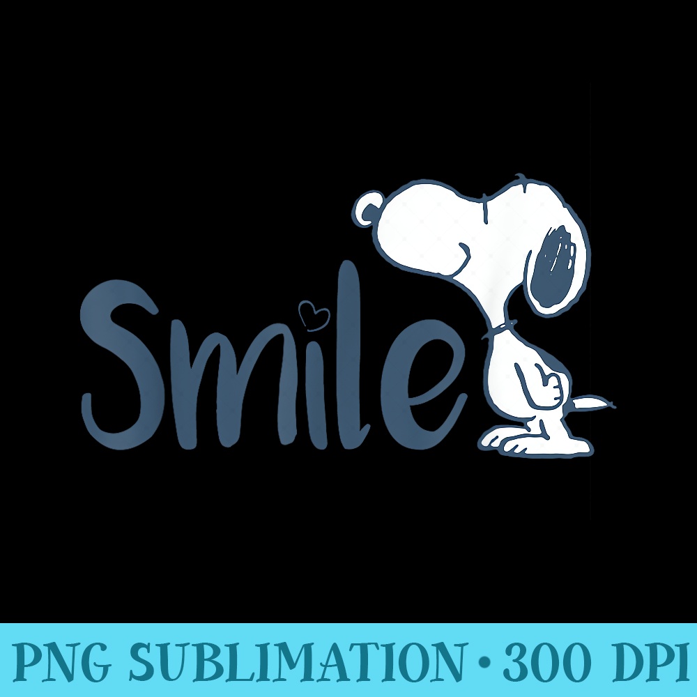 Peanuts Snoopy Smile - Mug Sublimation PNG | Inspire Uplift