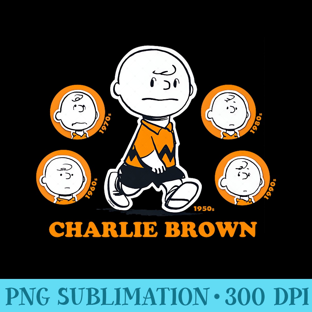 Peanuts - Charlie Brown Evolution Premium - Printable PNG Im | Inspire ...
