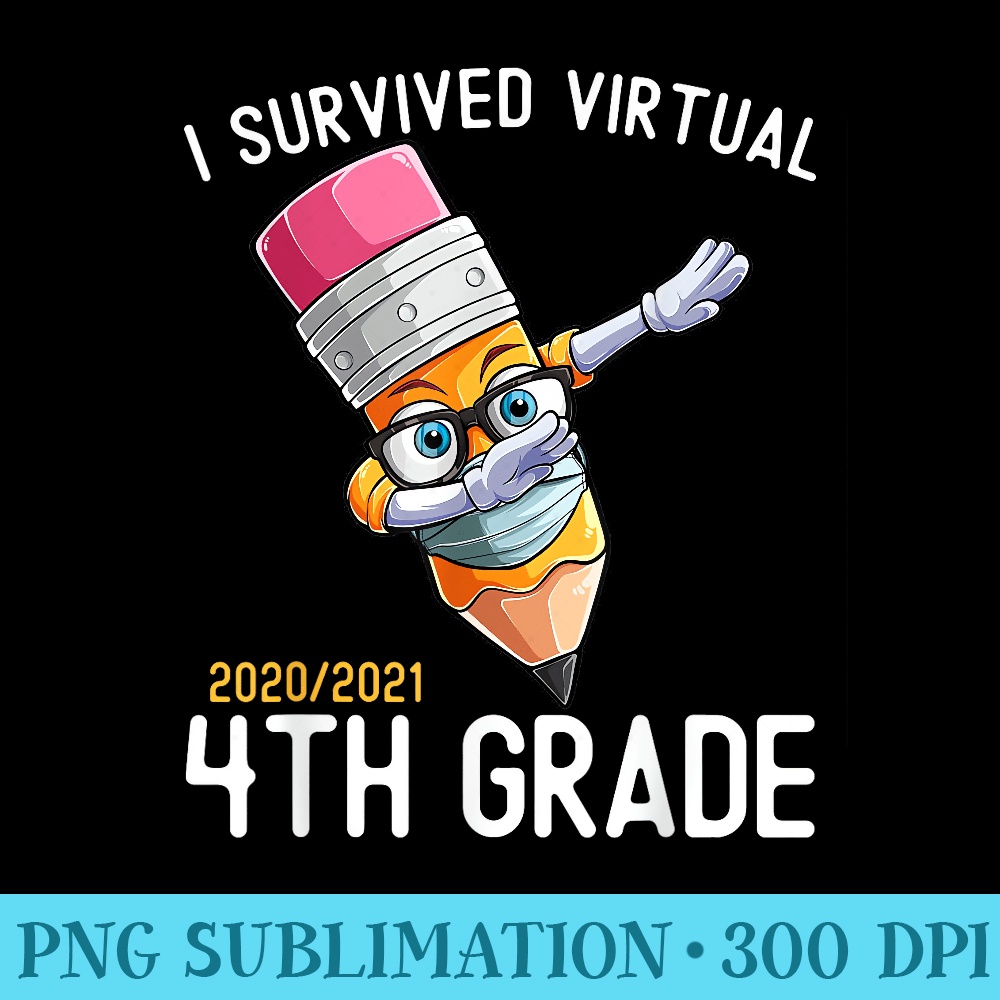 I Survived Virtual 4th Grade School Graduation Class Of - Fr | Inspire ...