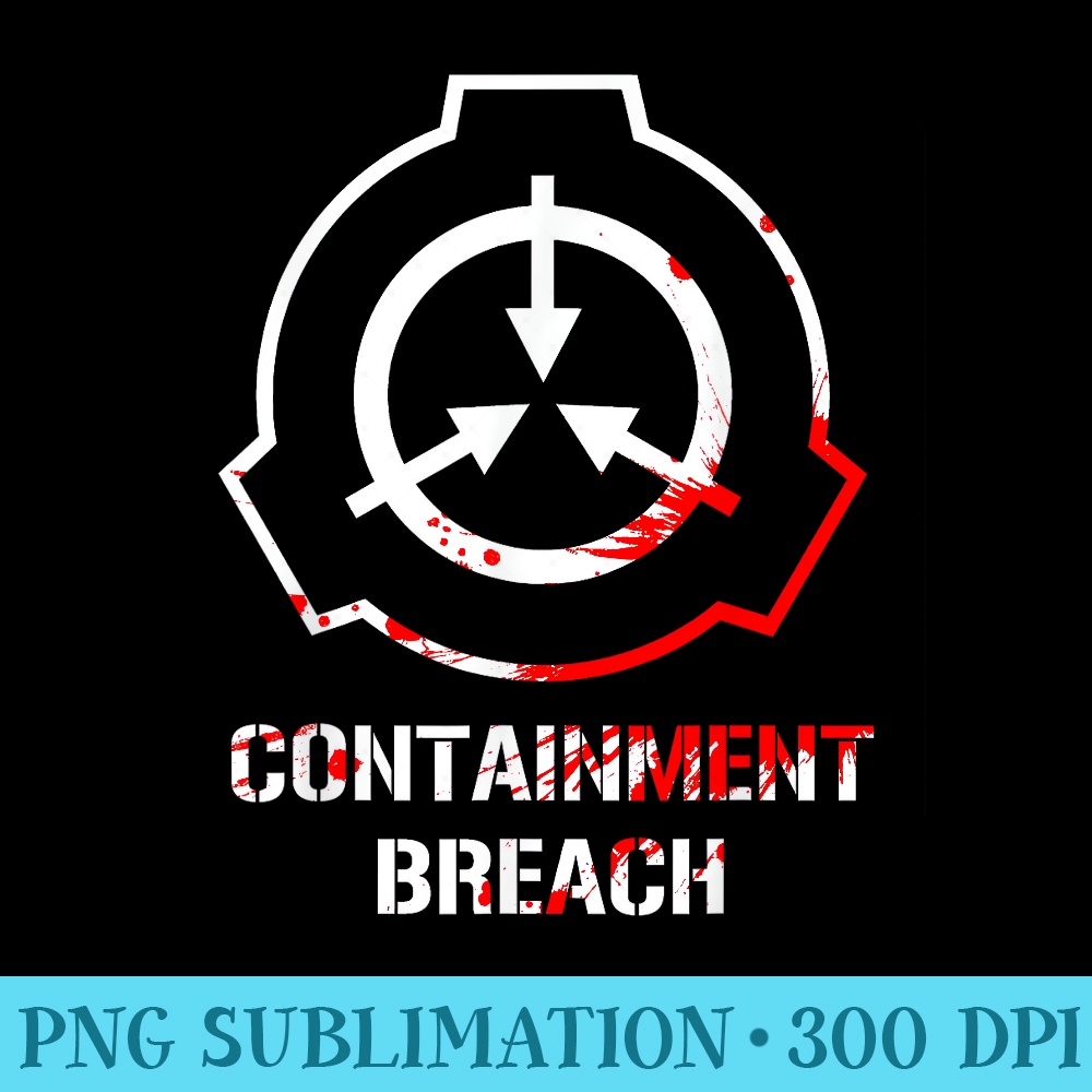 SCP Containment Bloody Logo - Unique Sublimation patterns | Inspire Uplift