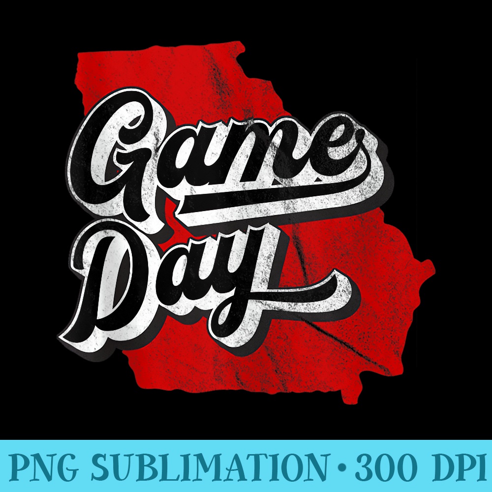 Georgia Football Game Day vintage - Sublimation backgrounds | Inspire ...