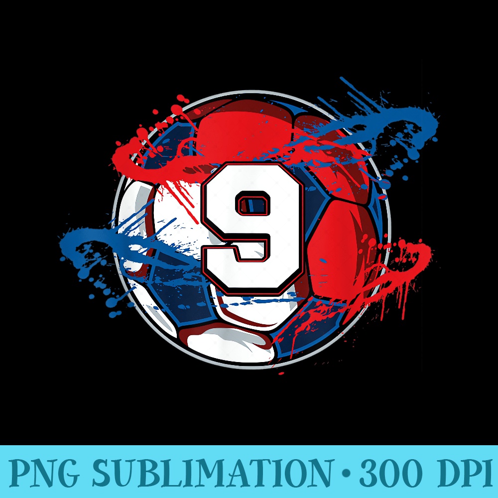 9 Soccer Jersey tshirt Number Nine Soccer Player - Mug Subli | Inspire ...