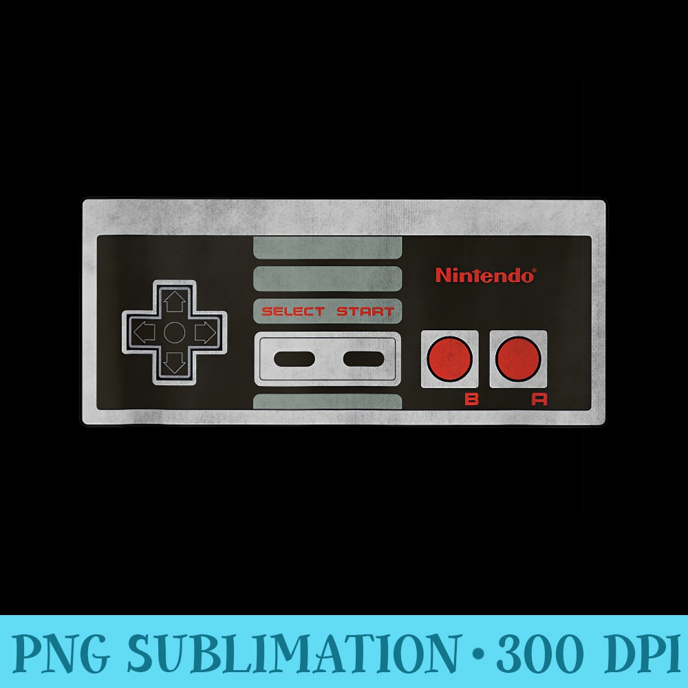 Nintendo Entertainment Retro NES Controller - Shirt Template | Inspire ...
