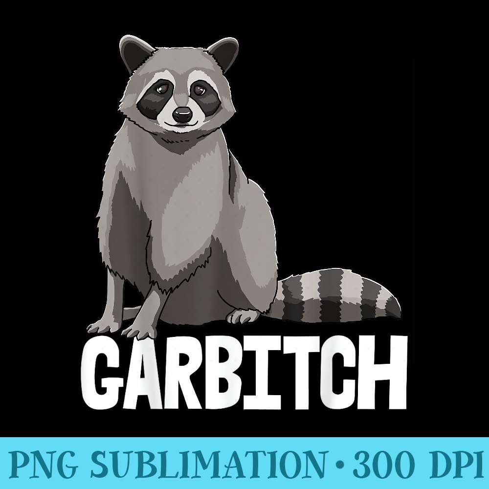 Garbitch Raccoon s Raccoon s Animal Love - Shirt Mockup Down | Inspire ...
