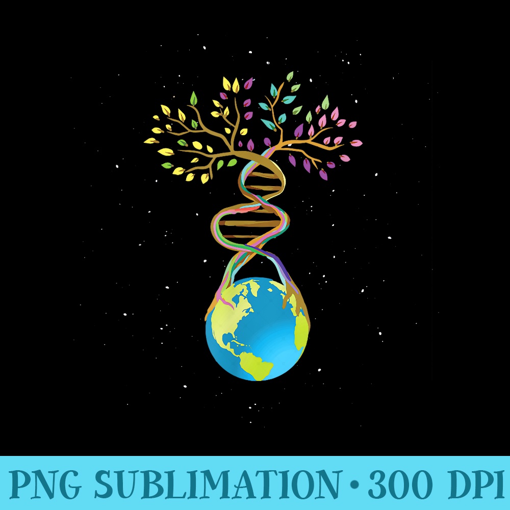 DNA Tree Life Mother Earth Genetics Biologist Science - PNG | Inspire ...