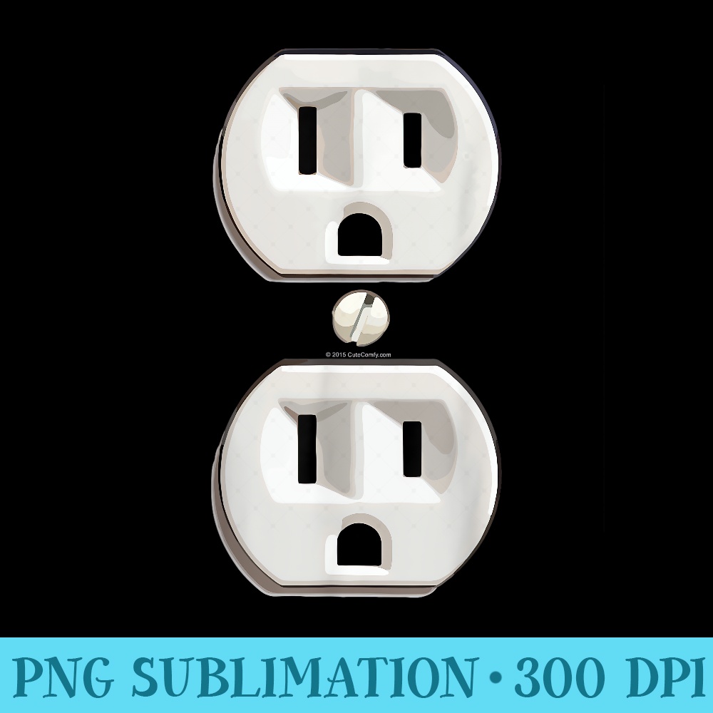 Fake Electrical Outlet Image Funny Instant Halloween - PNG I | Inspire ...
