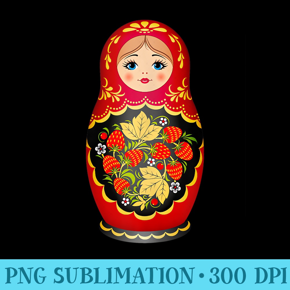 Beautiful Matryoshka Russian Strawberry Nesting Doll - Downl | Inspire ...