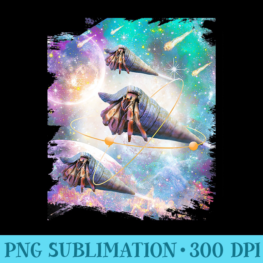 Space Galaxy Hermit Crab - PNG Download Source - Inspire Uplift