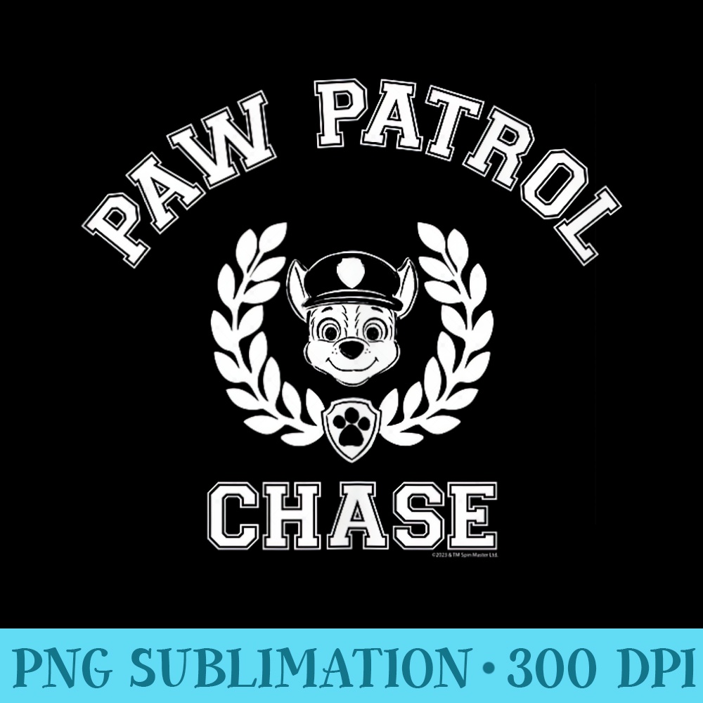 Amazon Essentials Paw Patrol Chase Collegiate Crest - Sublim | Inspire ...