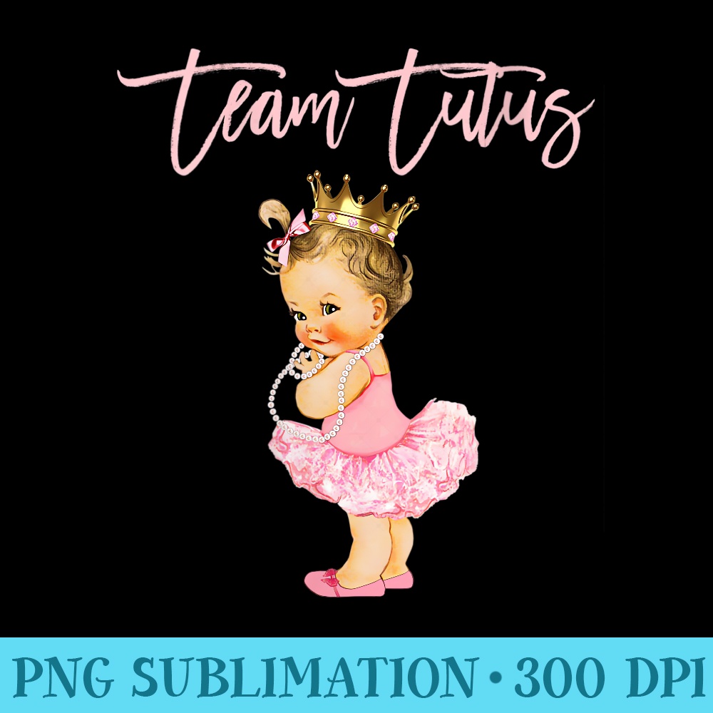 s Team Tutus Girl Gender Reveal Group Baby Shower Touchdown | Inspire ...