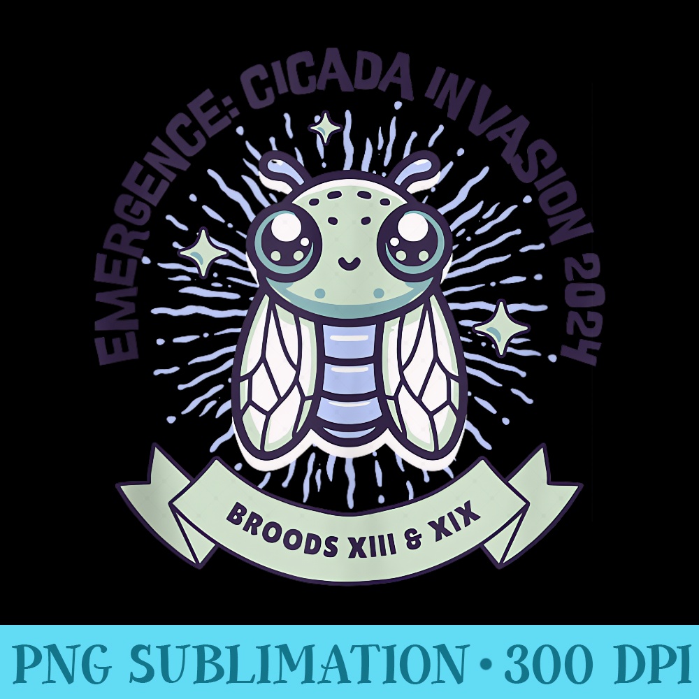 Emergence Cicada Invasion 2024 Kawaii Bug Brood XIII and XIX | Inspire ...