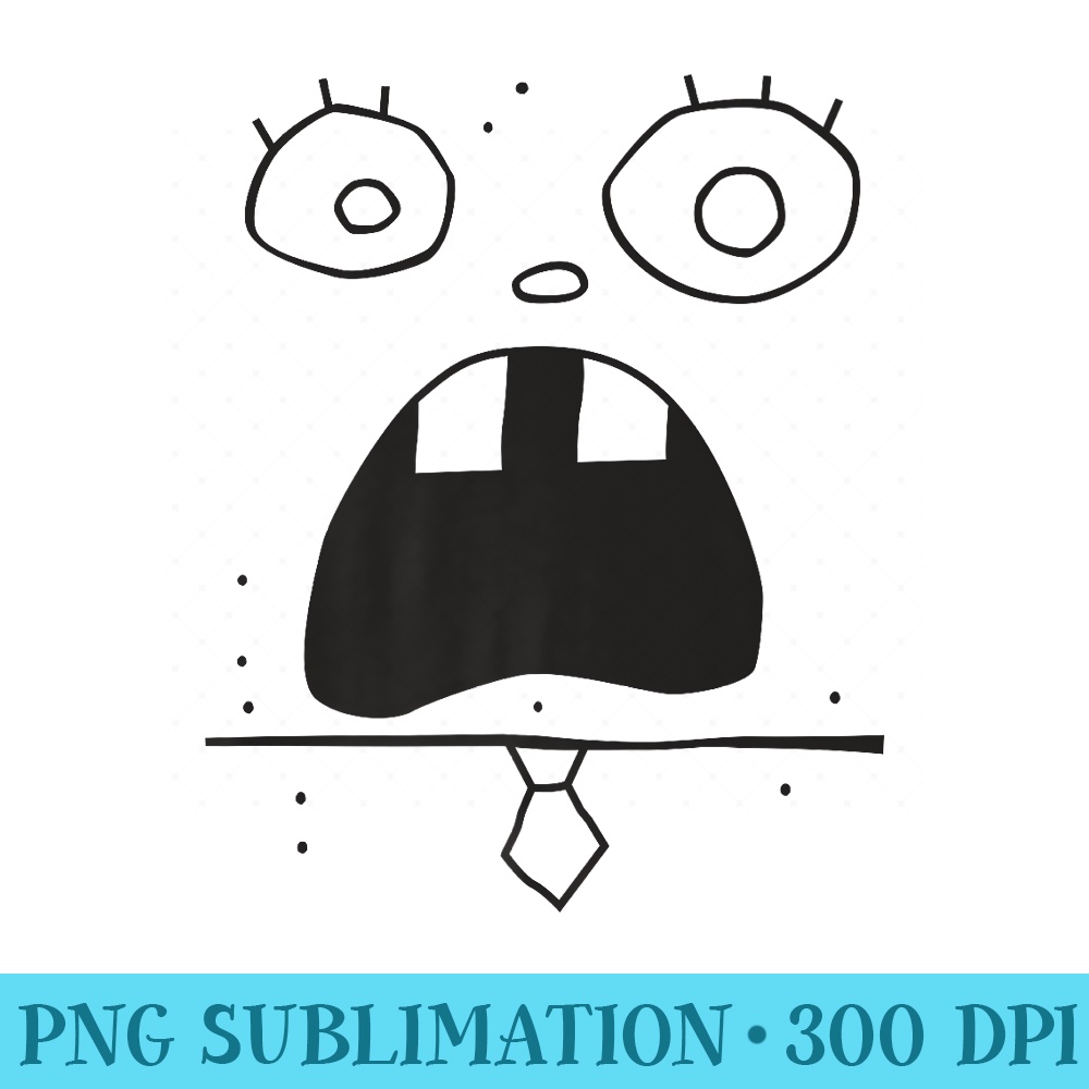 SpongeBob SquarePants Doodle Bob Face Premium - PNG Download | Inspire ...
