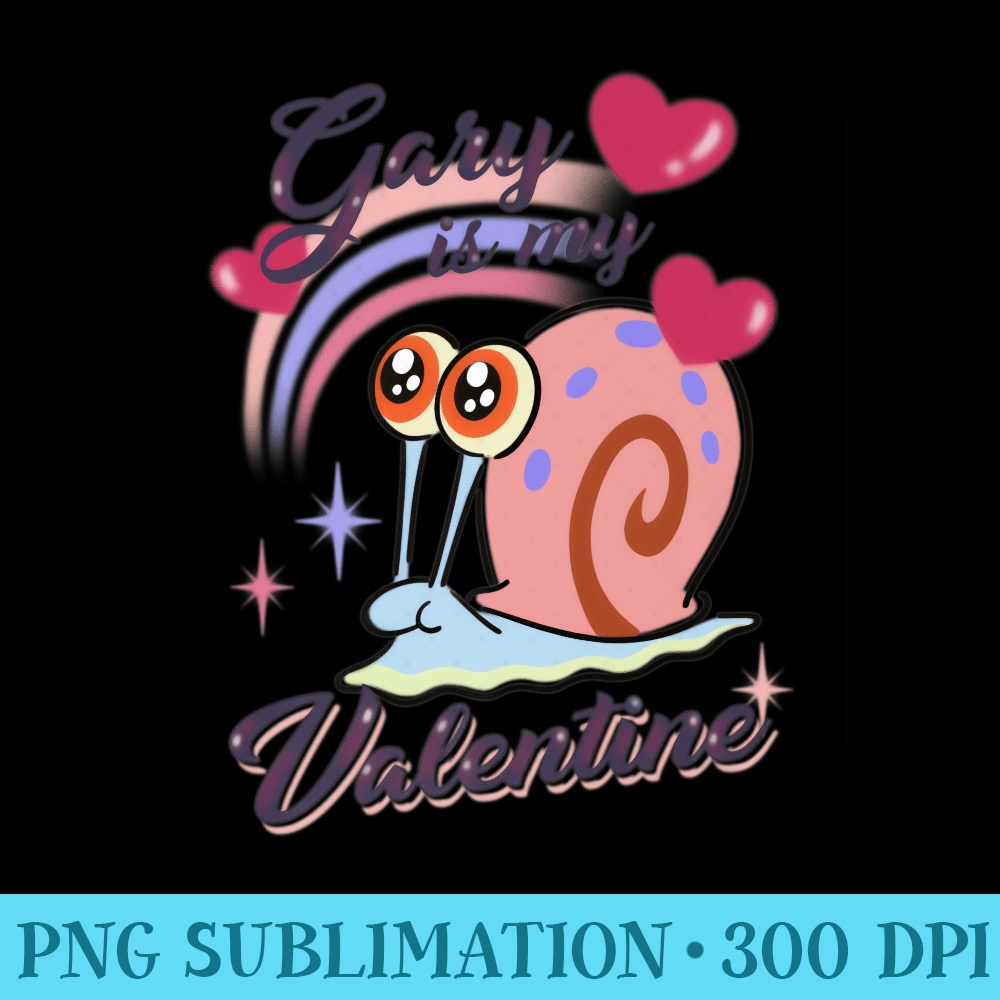SpongeBob SquarePants Valentines Day Gary Spray Paint Premiu | Inspire ...