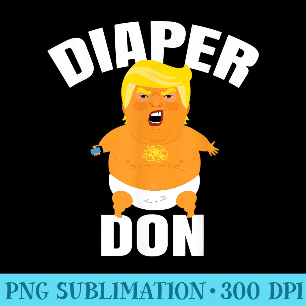 Diaper Don - PNG File Download | Inspire Uplift
