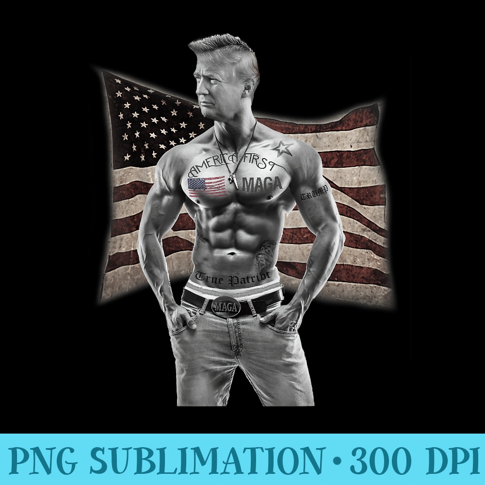 Patriotic Pro Trump Tattoo Anti Liberal Republican Gangster | Inspire ...