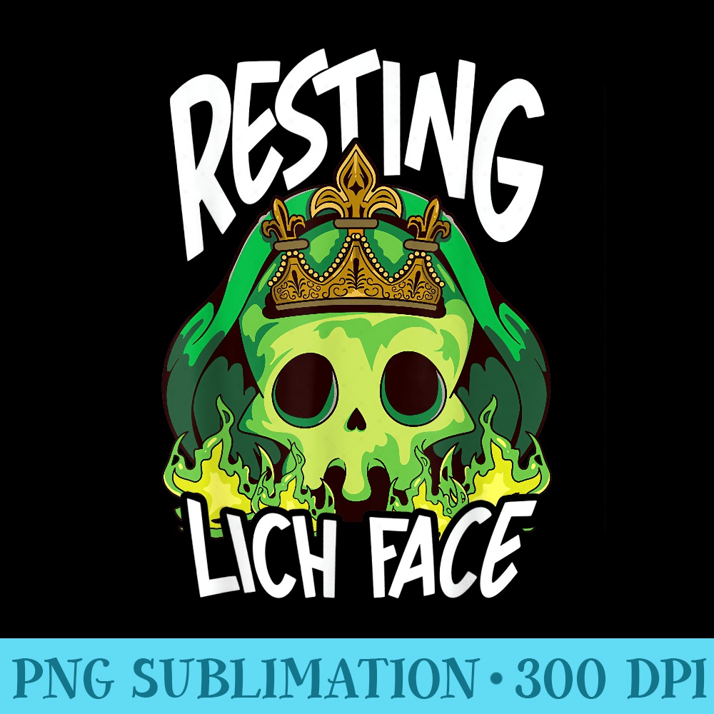 Resting Lich Face Kawaii Lich Skull - PNG Download Resource | Inspire ...