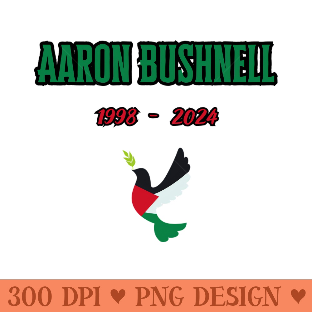 Aaron Bushnell, free palestine, us army - PNG File Download | Inspire ...
