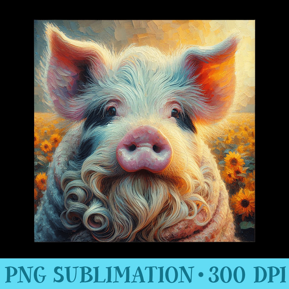 Pig Boho - Sublimation backgrounds PNG | Inspire Uplift