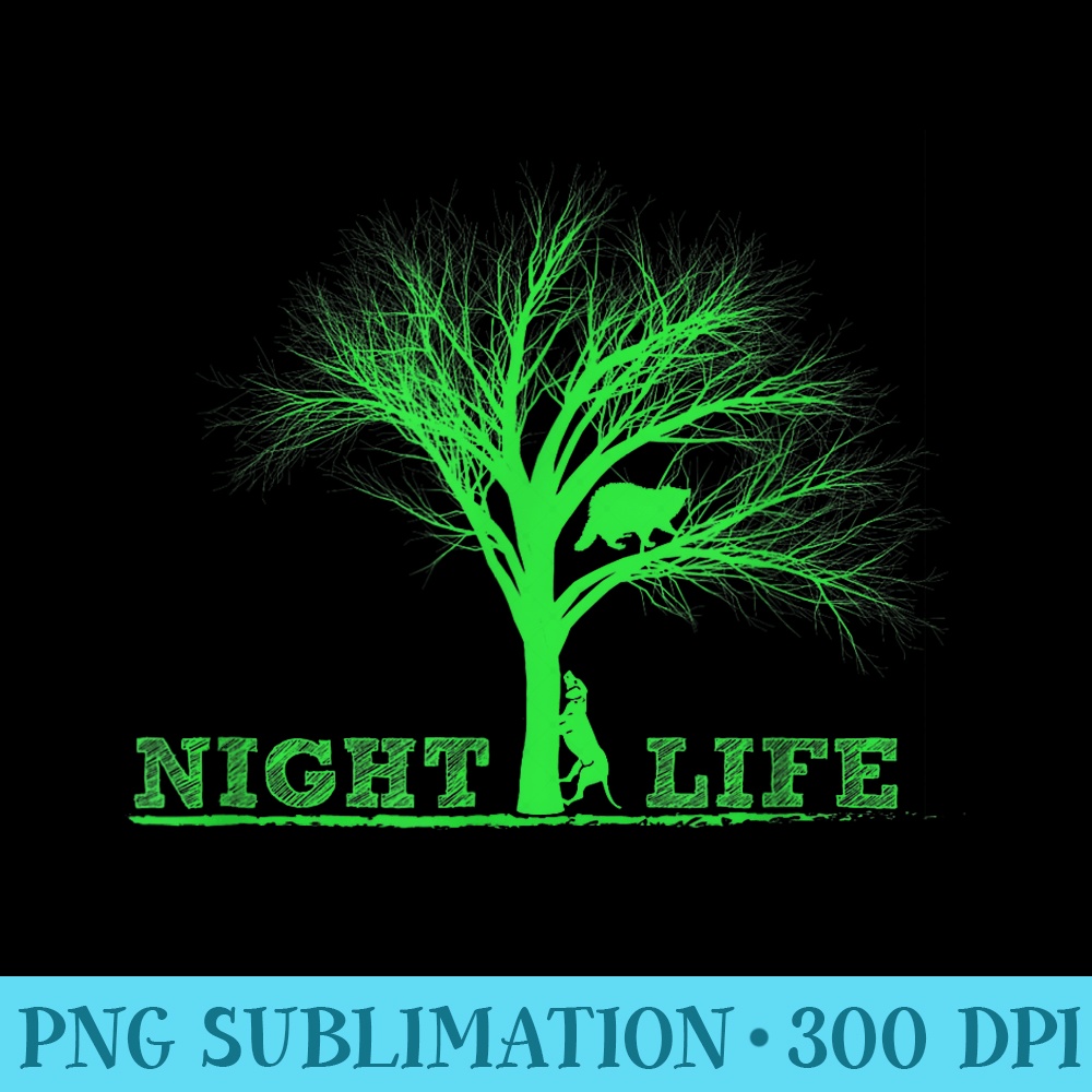 Raccoon Coon Hunting Night Life Raccoon - PNG Download Clipa | Inspire ...
