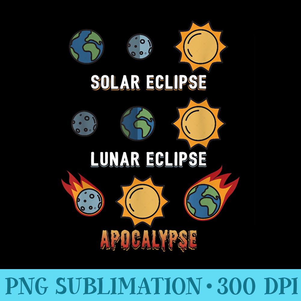 Lunar Eclipse Solar Eclipse Apocalypse Astronomy - PNG Art F | Inspire ...
