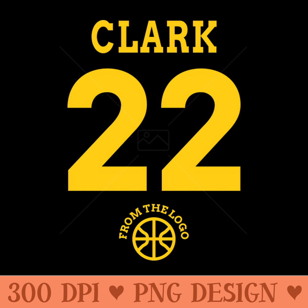 Caitlin Clark 22 From the logo - PNG Transparent Background | Inspire ...