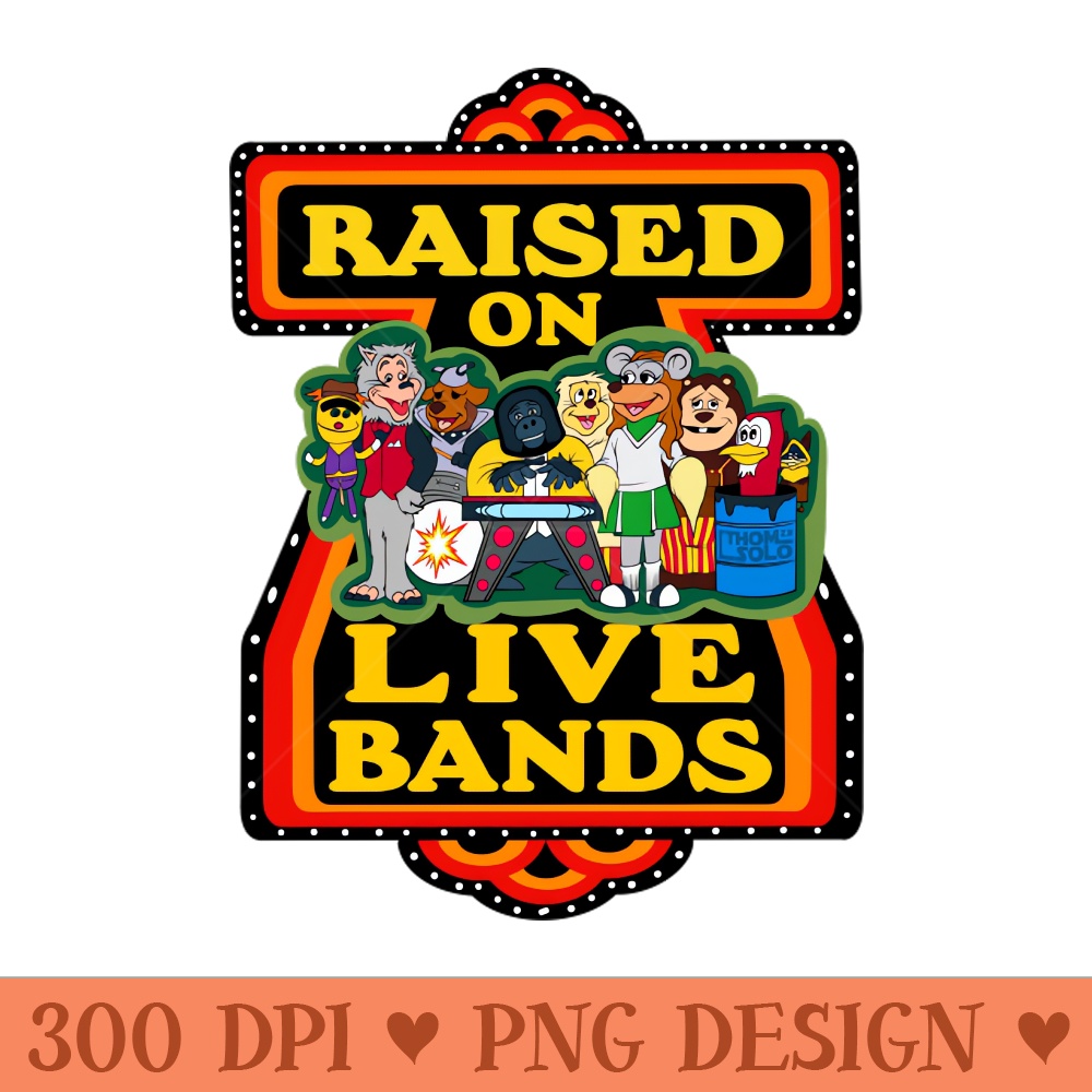 Raised on Live Bands - Shirt Vector Art | Inspire Uplift