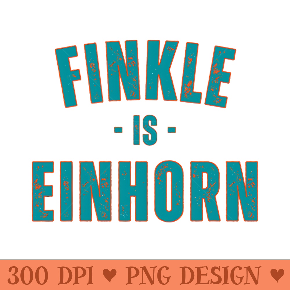 FINKLE IS EINHORN - PNG Download Collection | Inspire Uplift