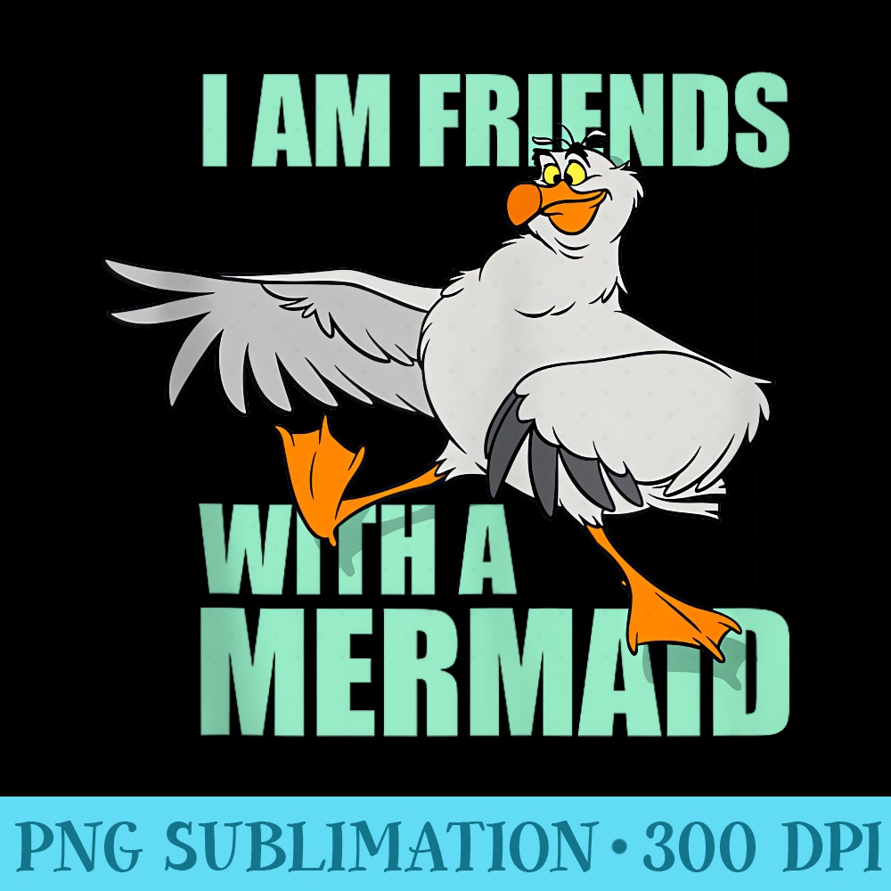 Disney The Little Mermaid Scuttle Friends with a Mermaid - P | Inspire ...