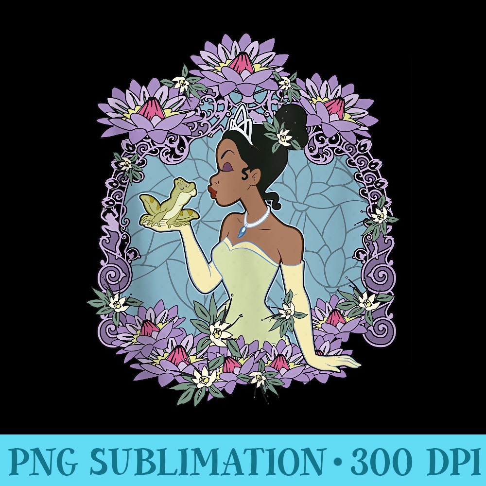 Disney Princess And The Frog Tiana Floral Frame Portrait - S | Inspire ...