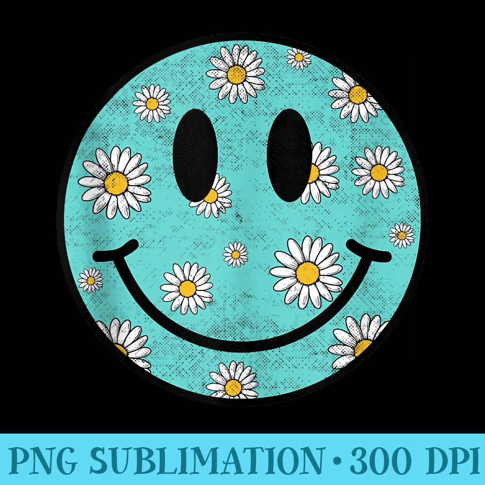 Retro Sunflower Happy Face Checkered Pattern Smile Face - Ca | Inspire ...