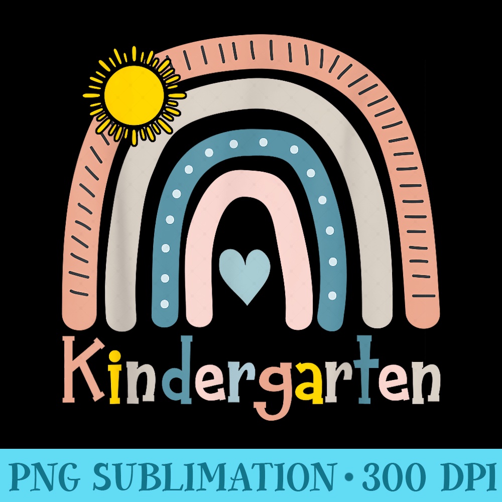 Kindergarten Teacher And Student Boho Rainbow Back To School | Inspire ...