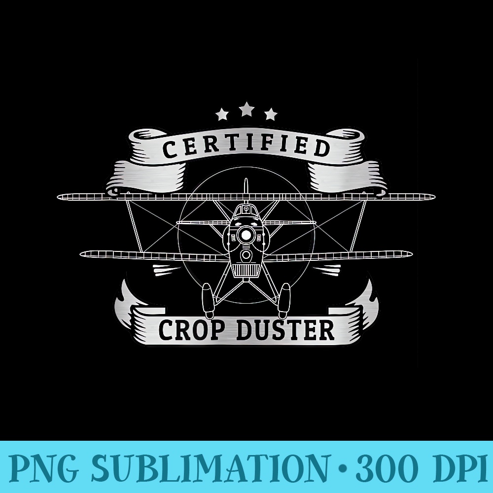 Certified Crop Duster Funny Crop Dusting Fart Plane - Sublim | Inspire ...