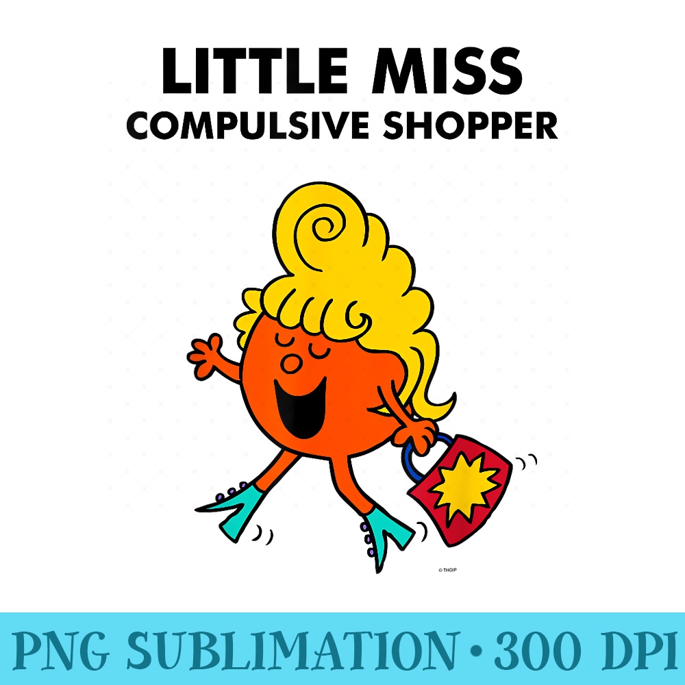Mr. Men Little Miss Meme Little Miss Compulsive Shopper - Hi | Inspire ...