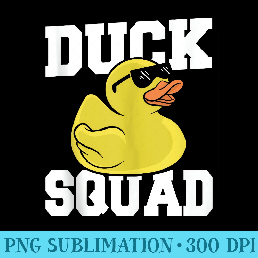 Rubber Ducky Family Rubber Duck Squad - High Resolution Shir - Inspire Uplift