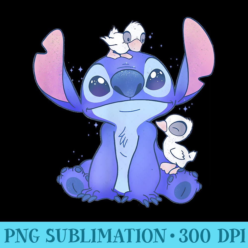 Disney Lilo Stitch St. Pattys Lucky Duck Portrait - PNG Pict | Inspire ...