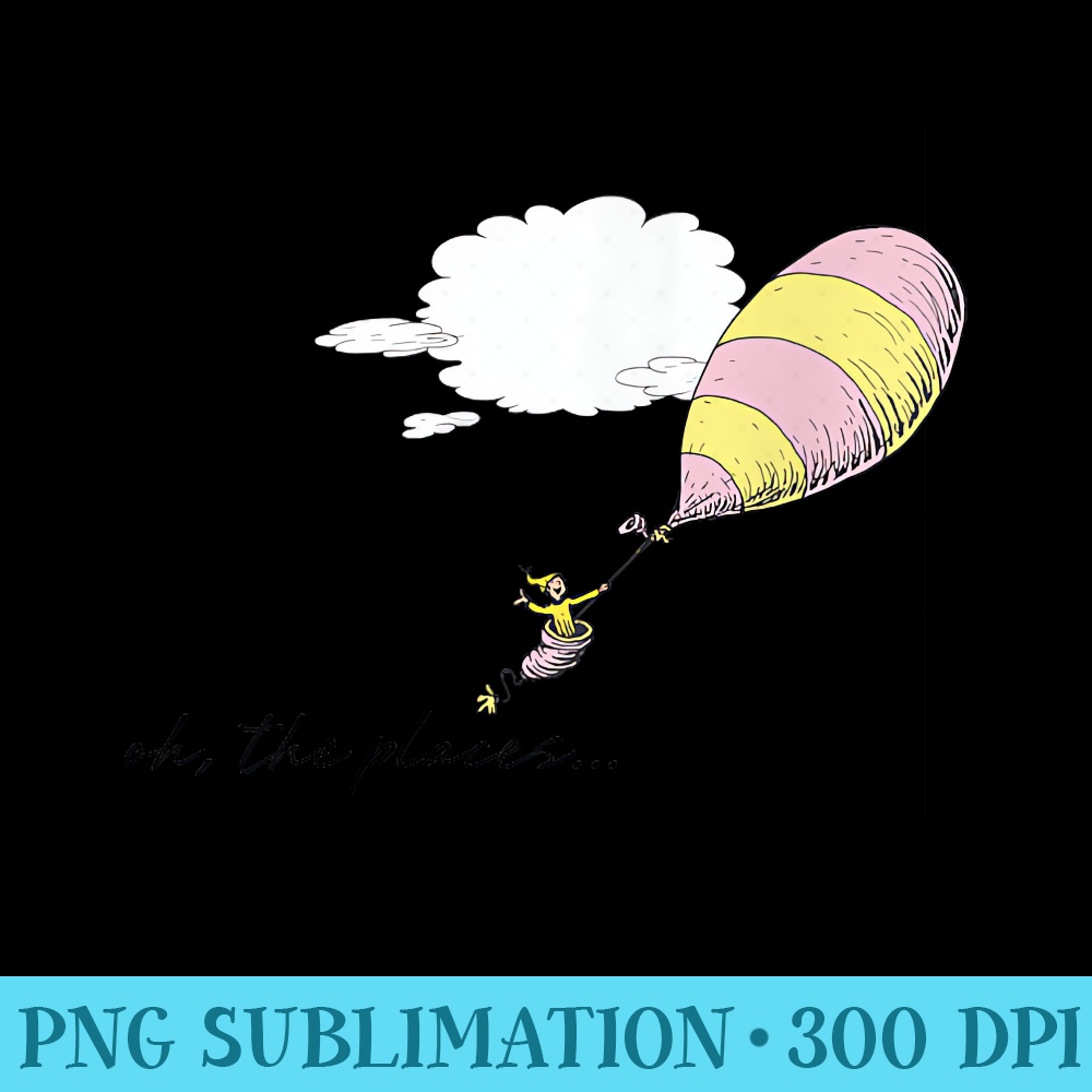 Dr. Seuss Oh the Places Youll Go Oh, the Places.. Balloon - | Inspire ...