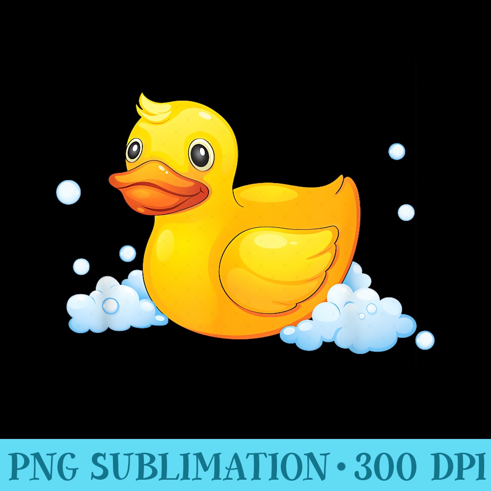 Cute Yellow Rubber Ducky T Duck t Duckie - PNG Graphics Down - Inspire ...