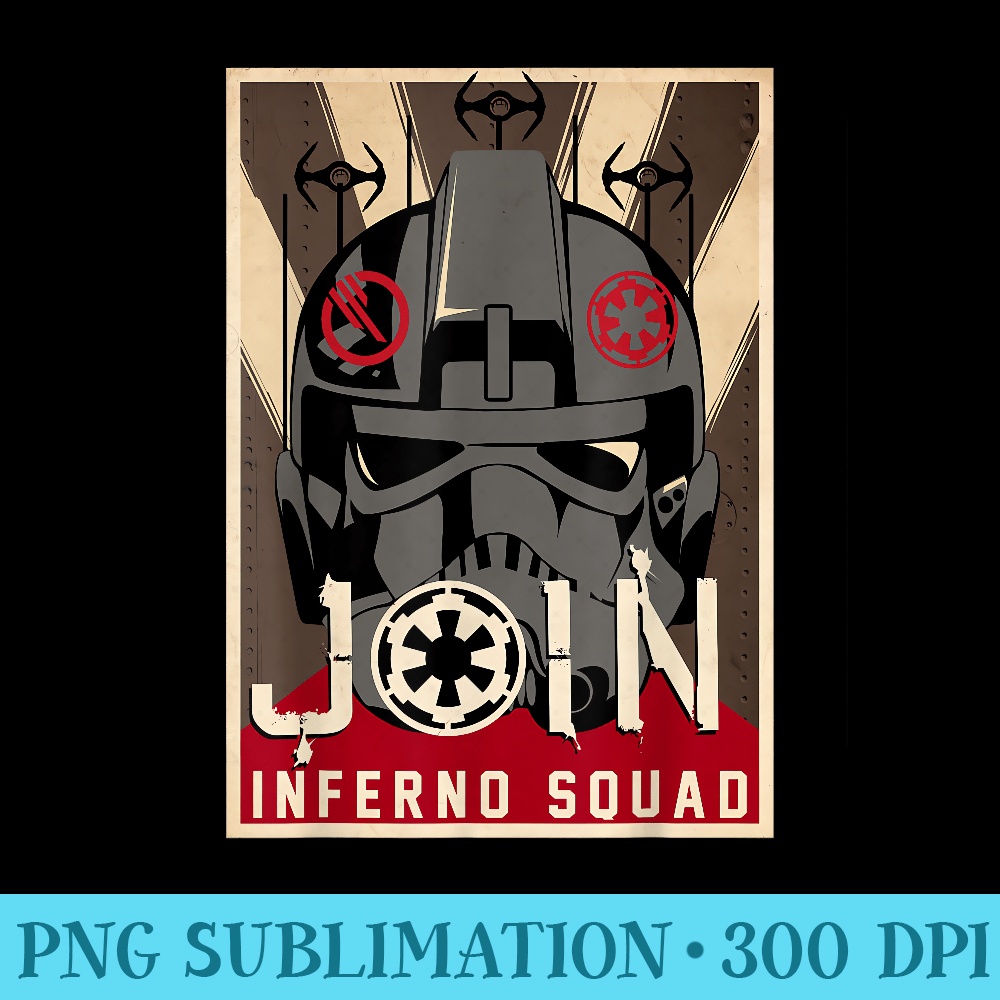 Star Wars Battlefront II Join Inferno Squad Poster T - Fashi | Inspire ...