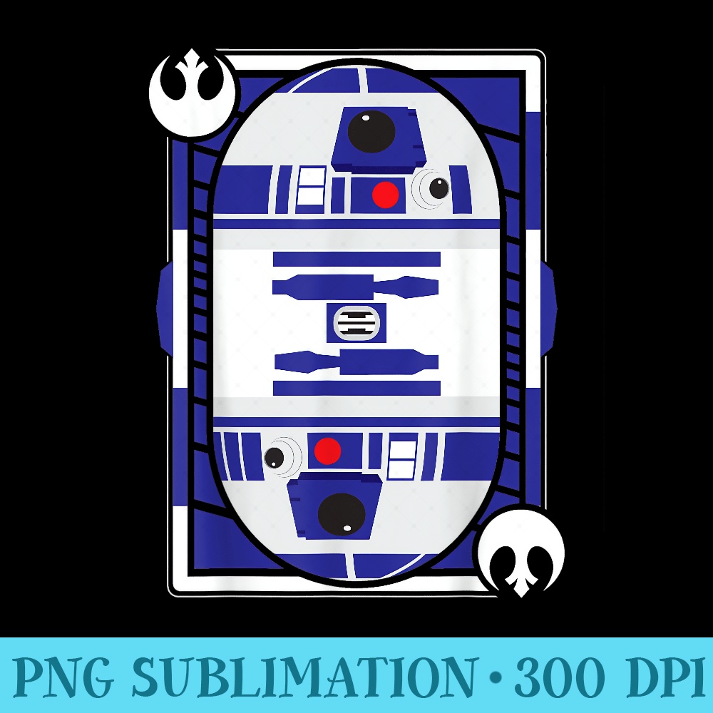 Star Wars R2D2 Card Reverse - Transparent Shirt Design | Inspire Uplift