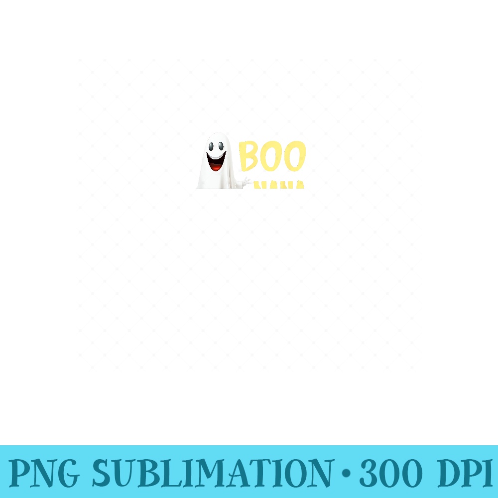 Boonana Cute Ghost Banana Halloween - PNG Image Download | Inspire Uplift