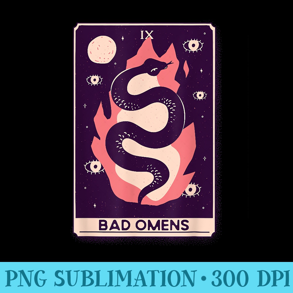 Bad Omens Snake Tarot Card Bad Omens - Transparent PNG Downl | Inspire ...