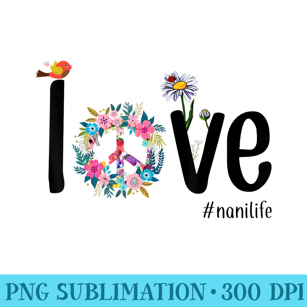 Love Nani Life Bird Floral - Free Transparent PNG Download | Inspire Uplift