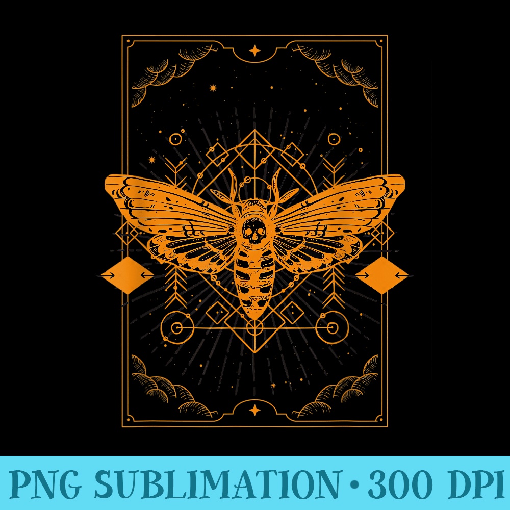 Gothic moth tarot card Moth - PNG Image Download | Inspire Uplift