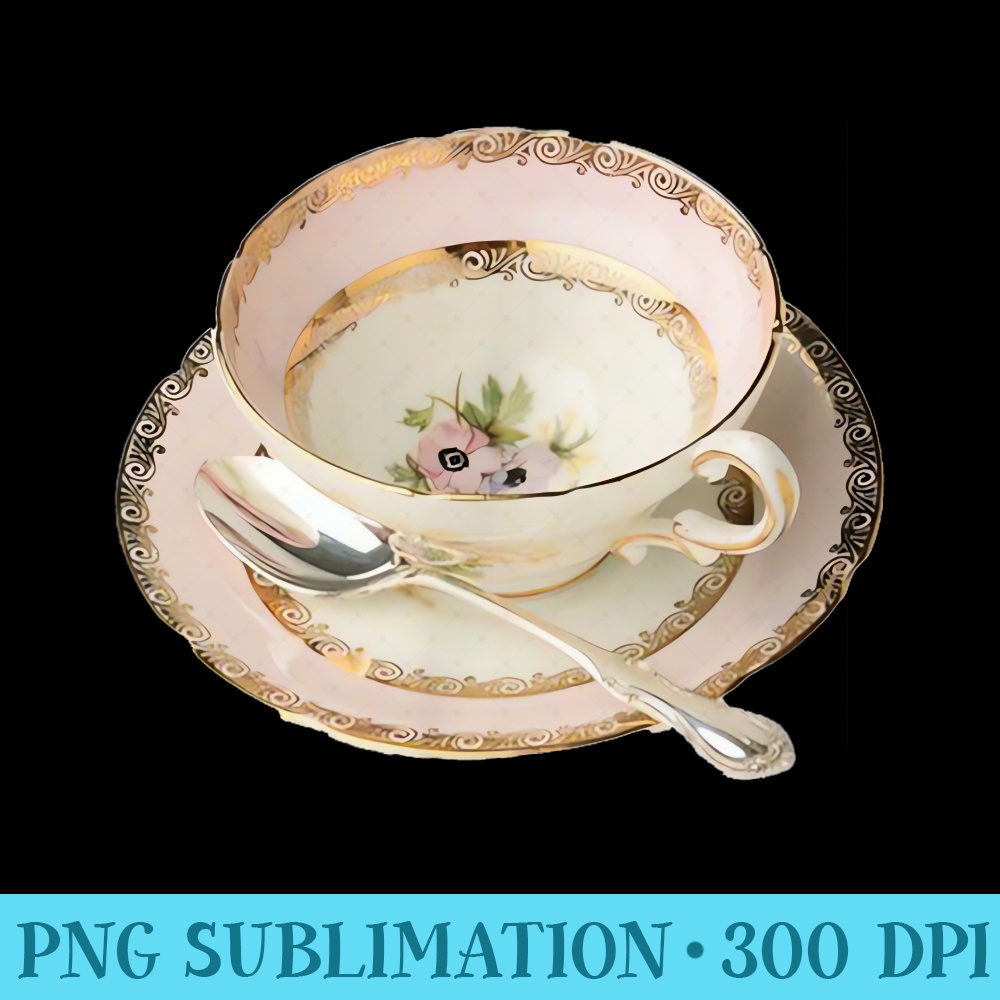 Tea Coquette, girlcore Y2K aesthetic - PNG Download Source | Inspire Uplift