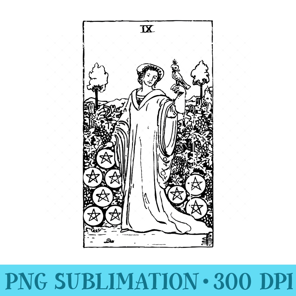 Tarot Card 9 Of Pentacles Nine Of Pentacles Tarot - Download | Inspire ...