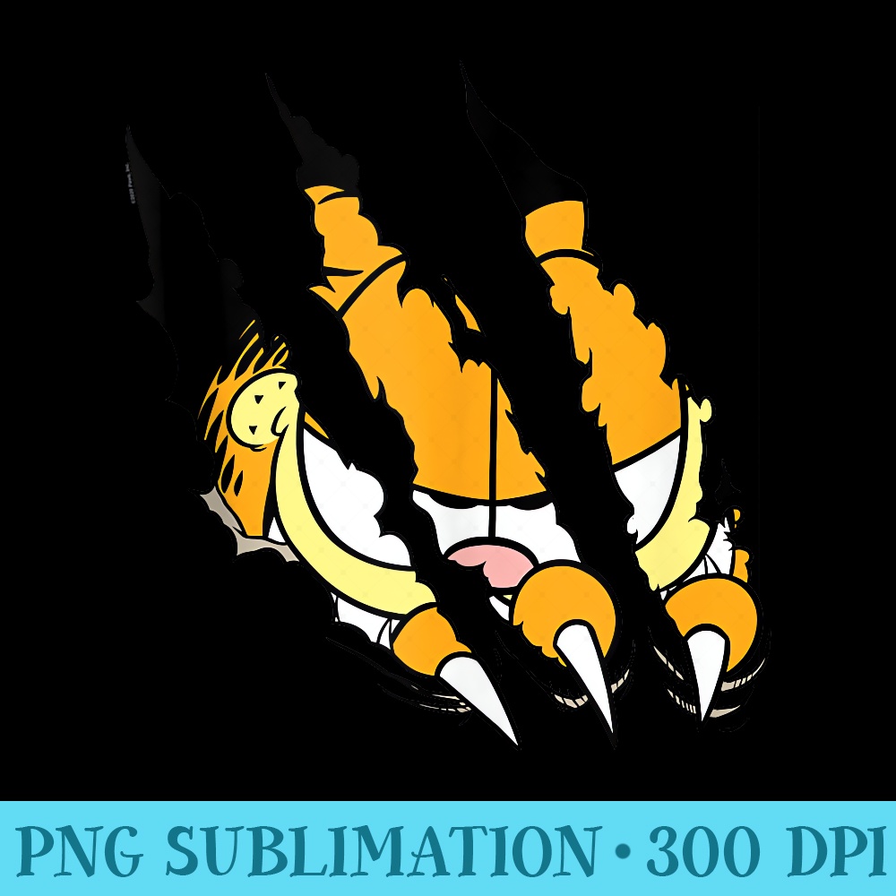 Garfield Claws - Transparent Shirt Clip Art | Inspire Uplift