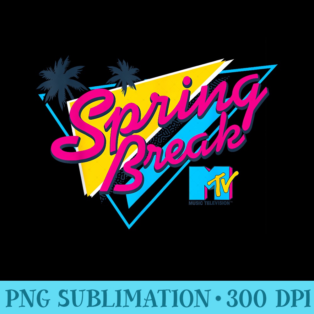 MTV Spring Break - PNG Design Files | Inspire Uplift