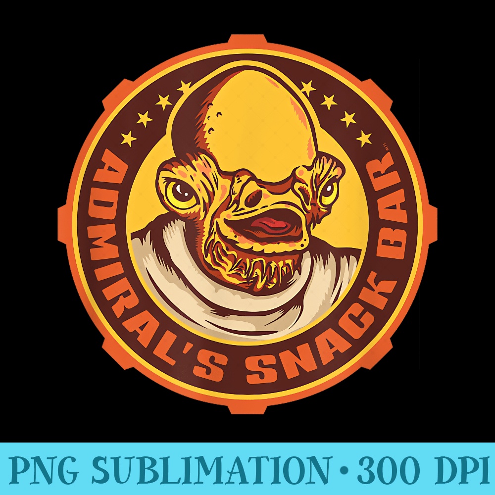 Star Wars Admiral Ackbar Admiralu2019s Snack Bar Logo Funny | Inspire ...